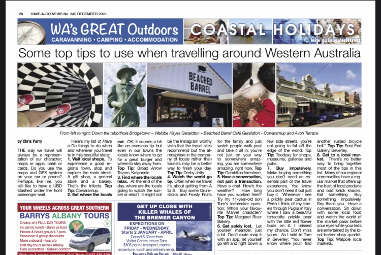 Top Tips For Enjoying Western Australia – Chris Parry Writes For Us